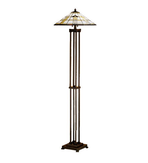 Arrowhead Mission Floor Lamp Stained Glass Tiffany Floor Lamp ...