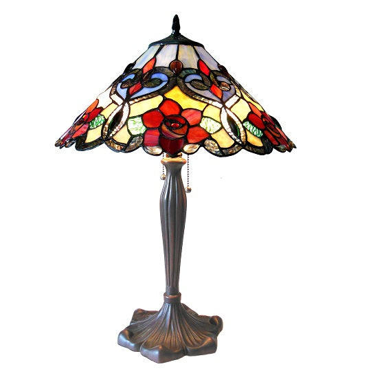 Chloe Lindsay Table Lamp Stained Glass Tiffany Table Lamp ...